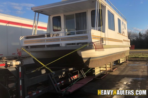 House Boat Movers | Transporting House Boats | Heavy Haulers