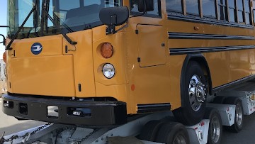 Professional Transport for a Blue Bird School Bus or Microbus From ...