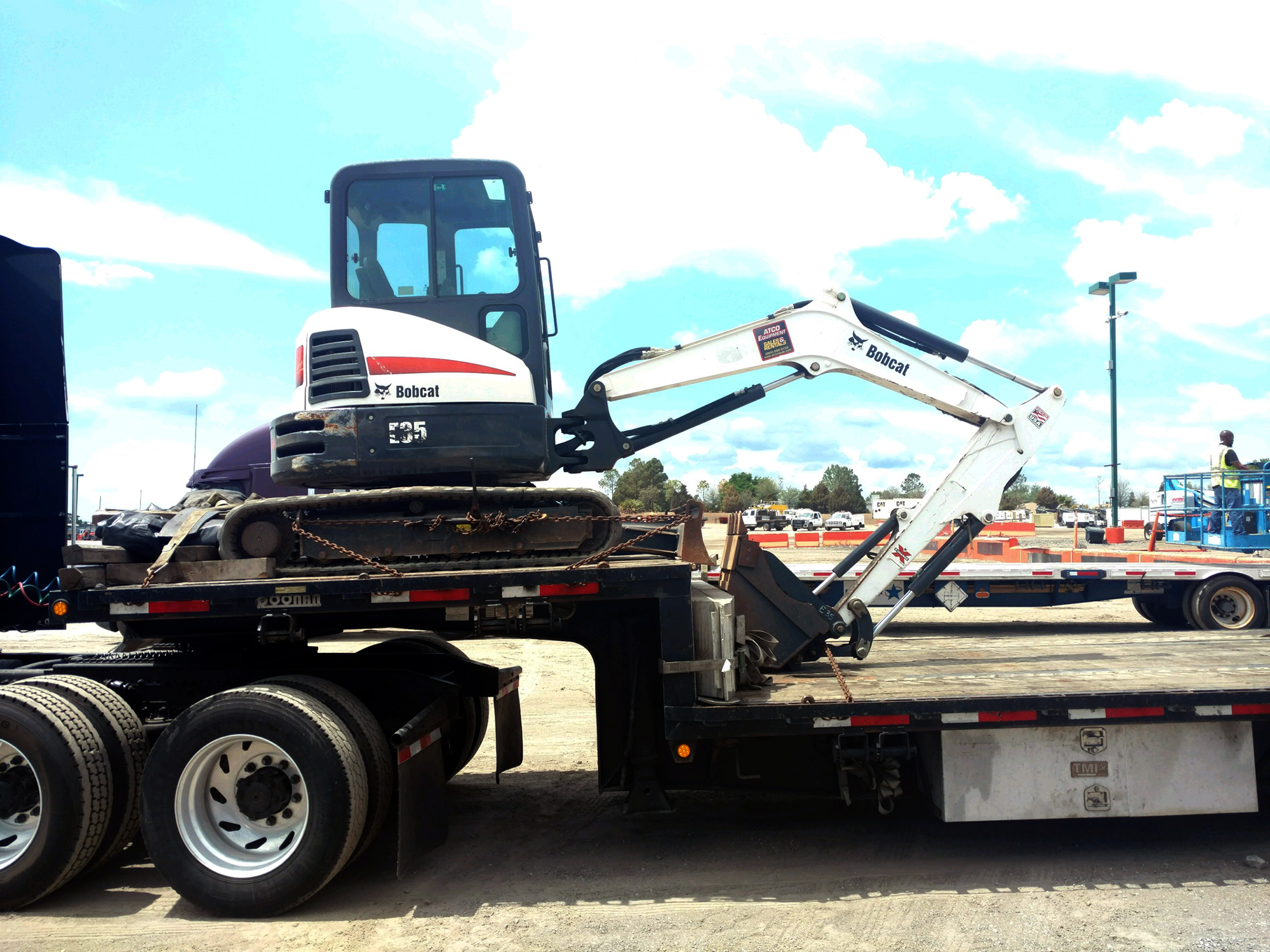 Mini Excavator Shipping Services | Heavy Haulers | (800) 908-6206