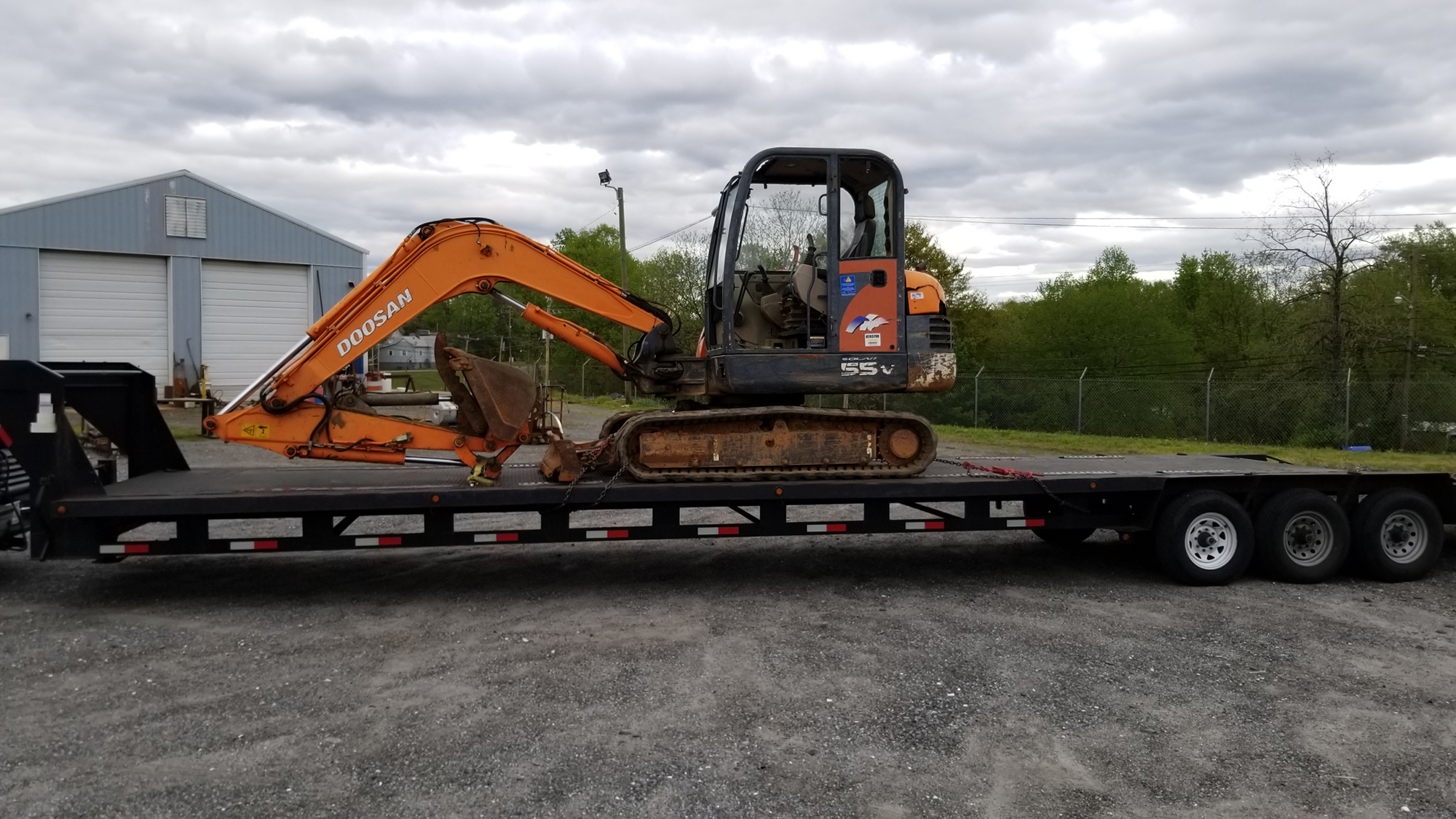 Mini Excavator Shipping Services | Heavy Haulers | (800) 908-6206