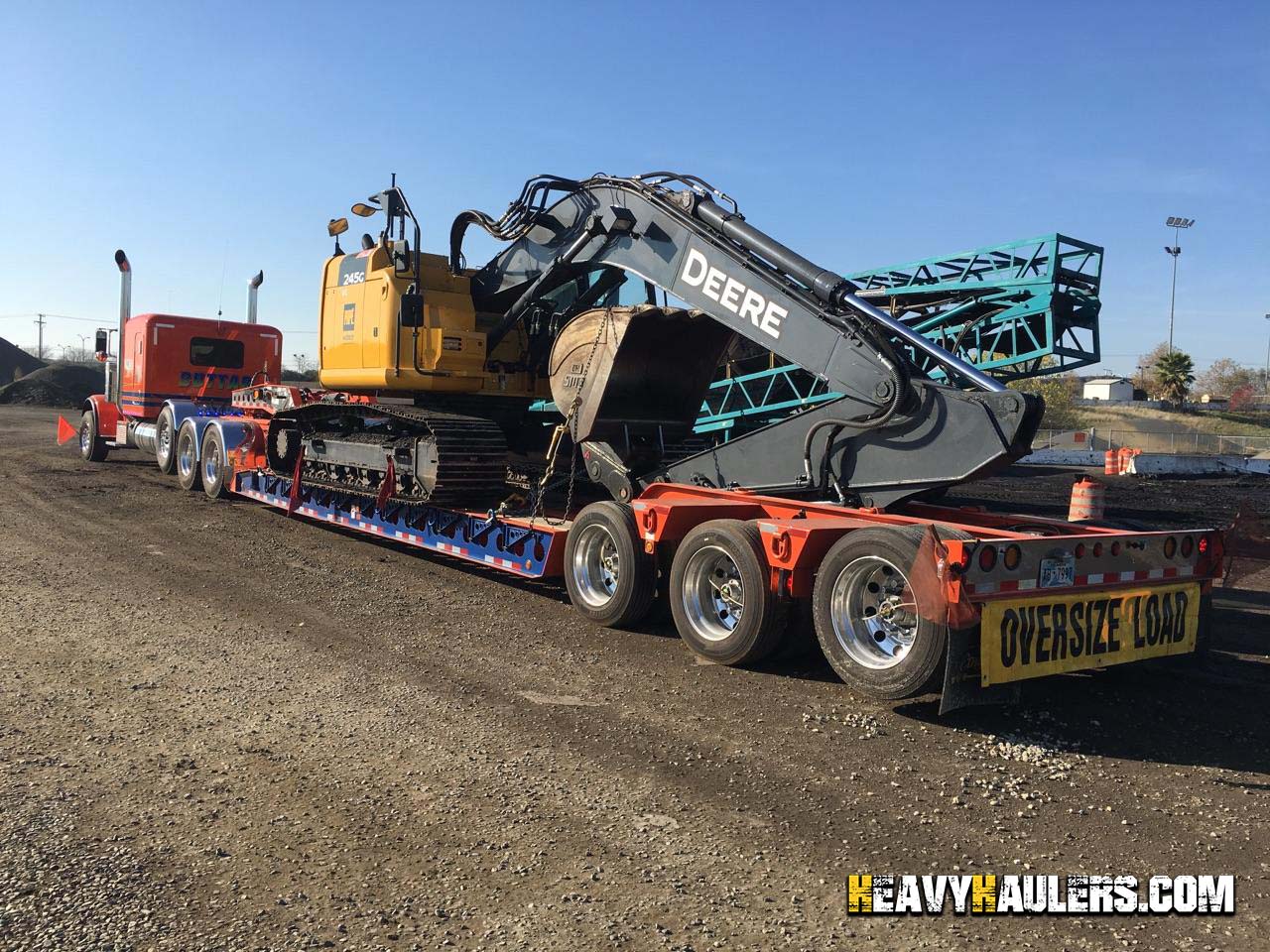 Excavator Transportation Services | Heavy Haulers | (800) 908-6206