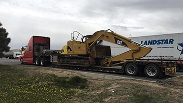 Excavator Transportation Services | Heavy Haulers | (800) 908-6206