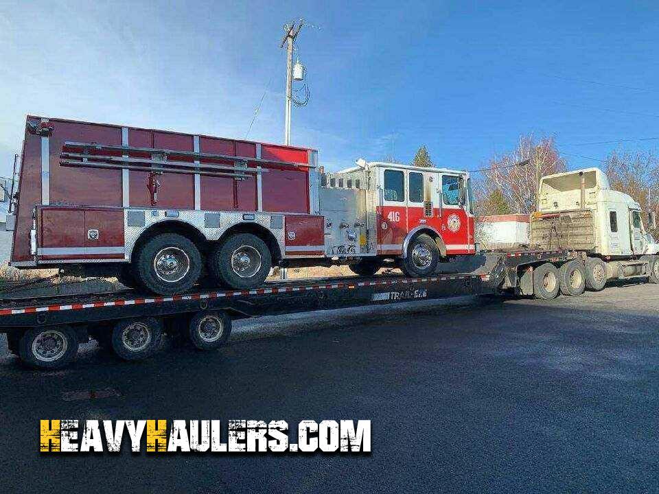 Need to Transport a Fire Truck? Choose Heavy Haulers!