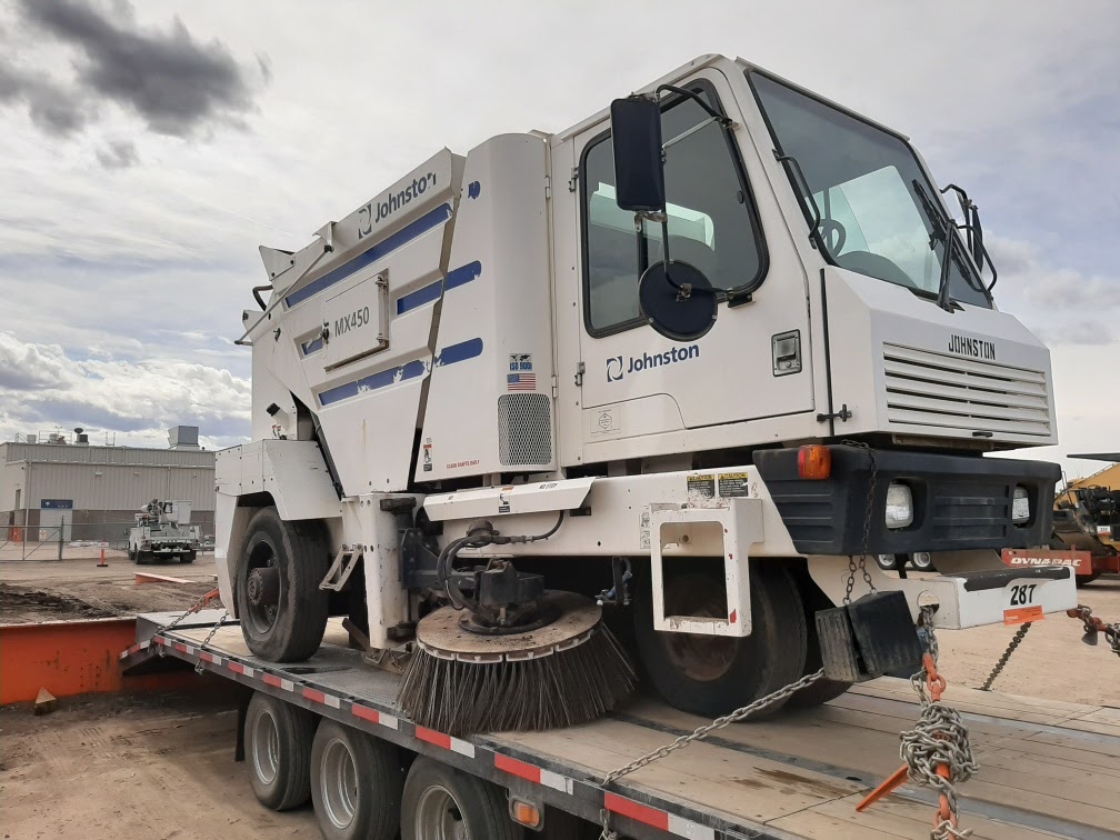 Street Sweeper Shipping Services | Heavy Haulers