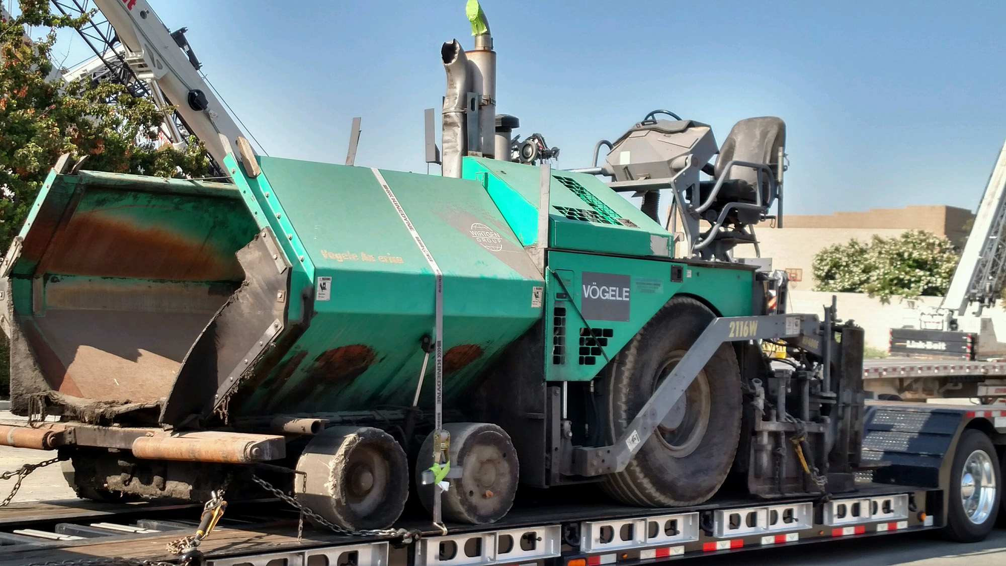 Paving Equipment Transport Services | Heavy Haulers | (800) 908-6206