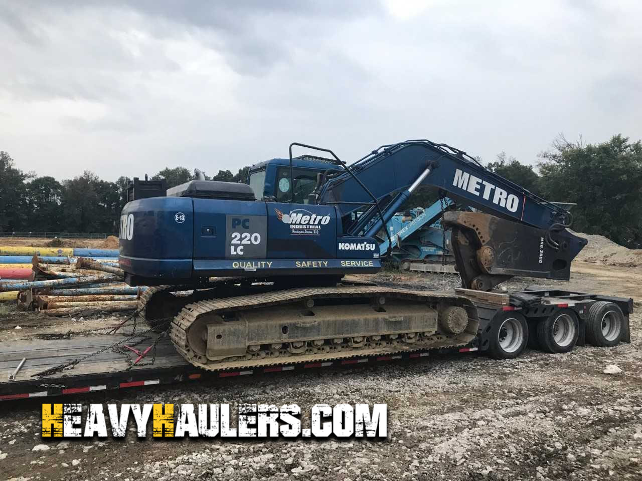 Removable Goose Neck (RGN) Trailer Transport | Heavy Haulers