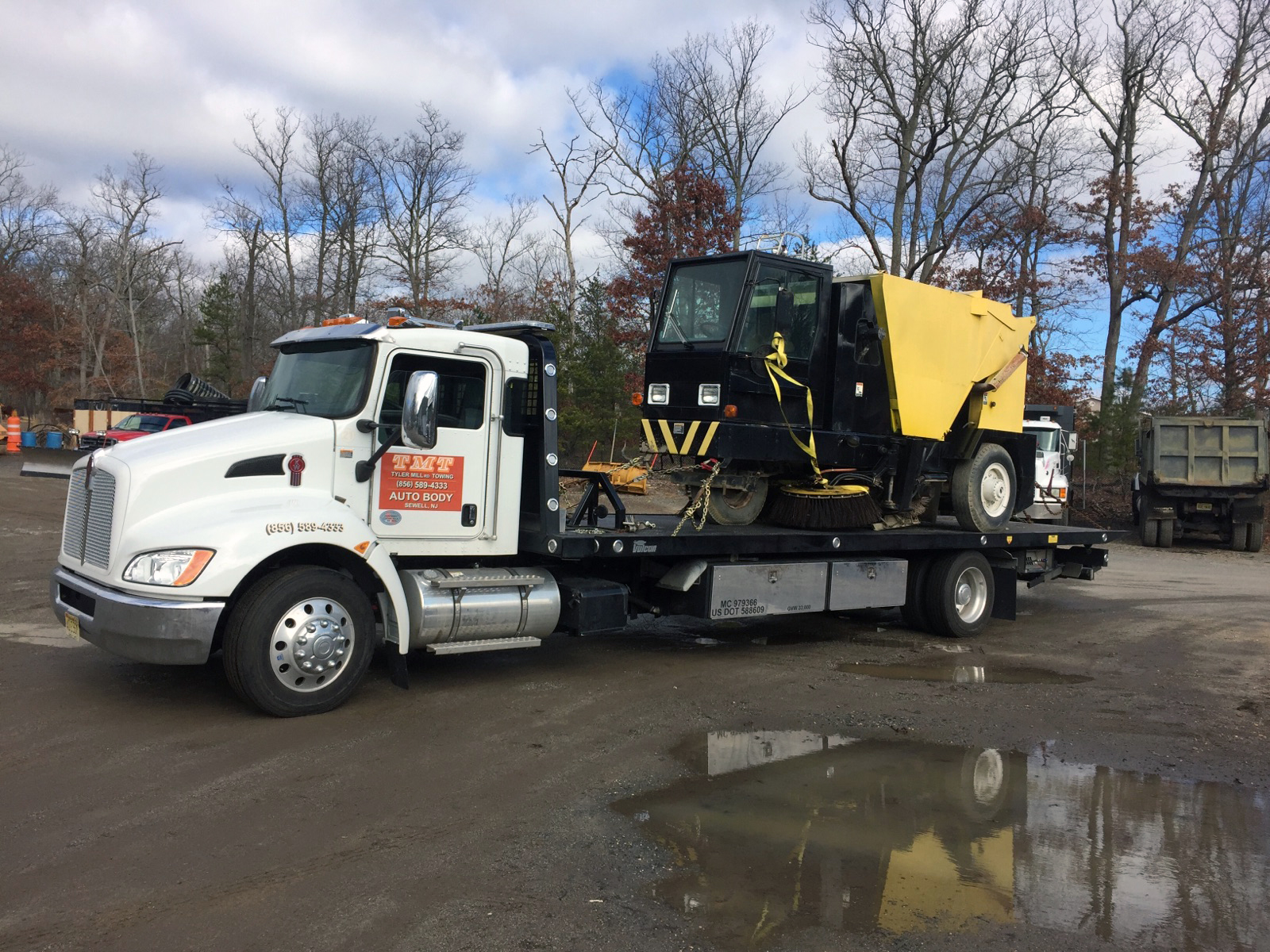 Street Sweeper Shipping Services | Heavy Haulers