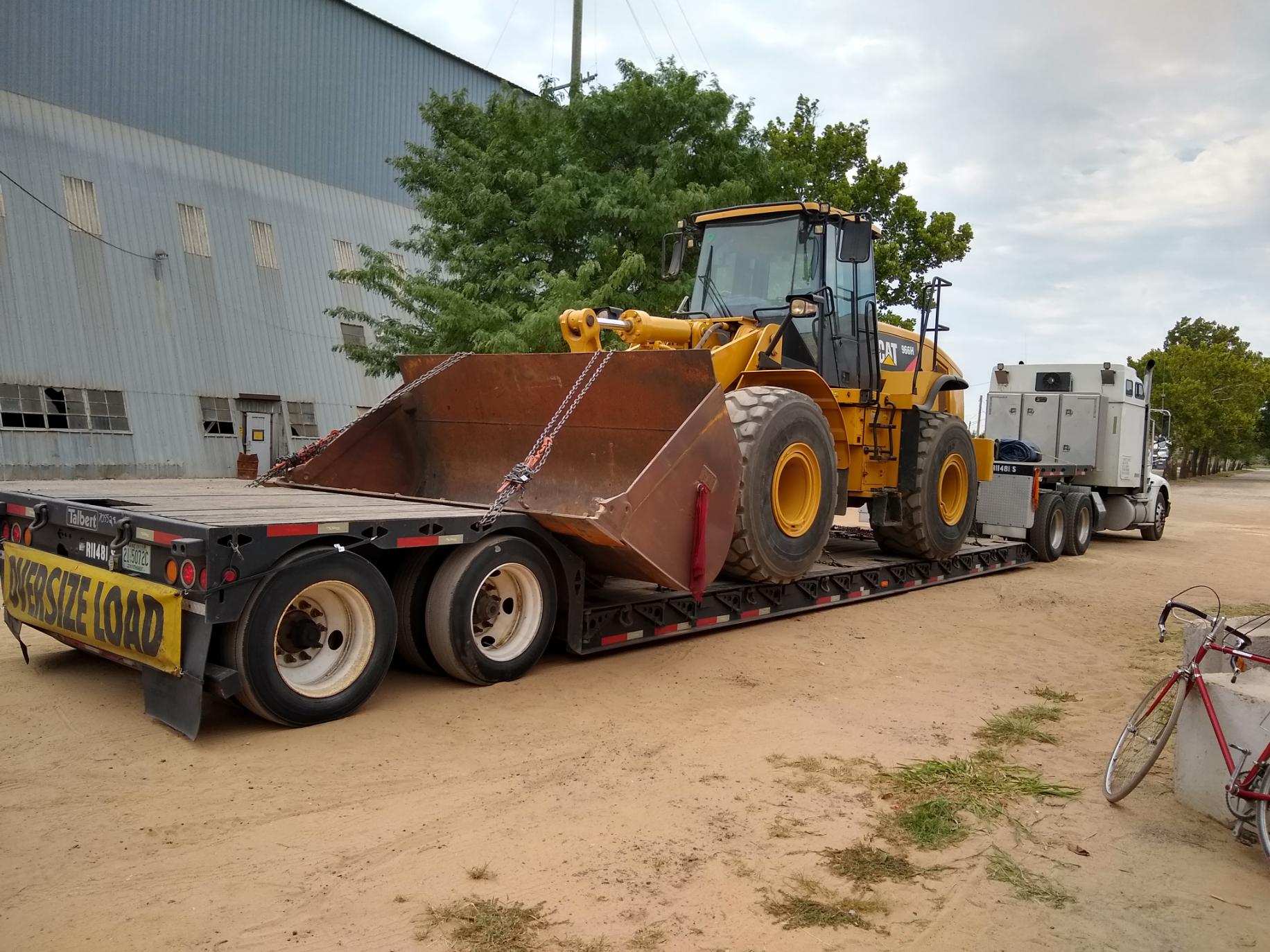 Wheel Loader Shipping | Heavy Haulers | (800) 908-6206