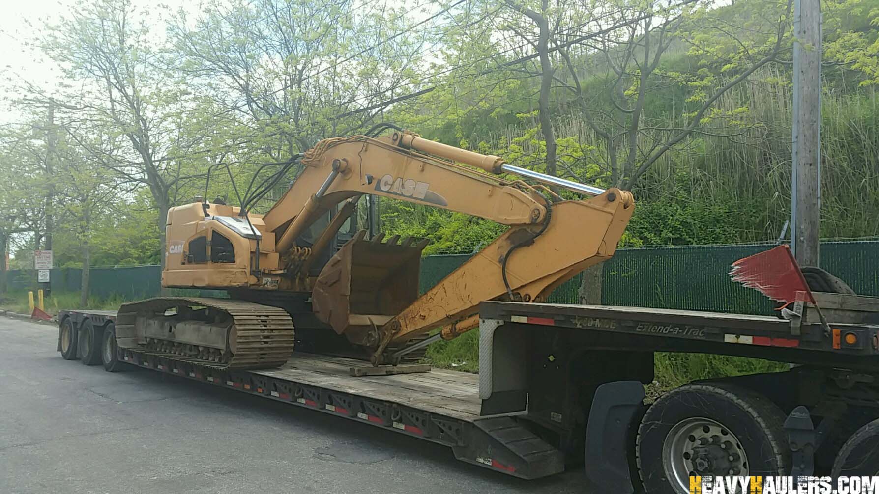 Excavator Transportation Services | Heavy Haulers | (800) 908-6206